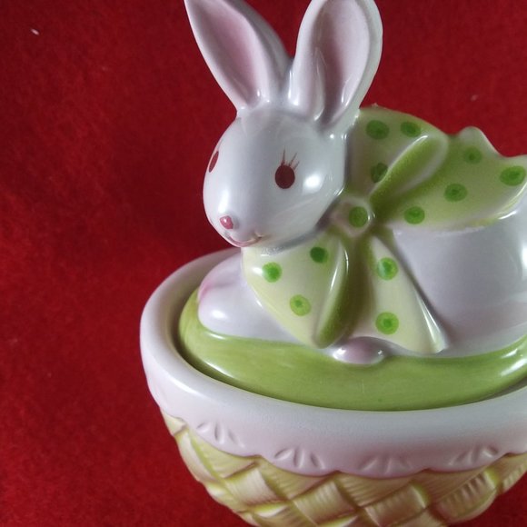 Lefton | Accents | Lefton Rabbit Bunny Trinket Box | Poshmark